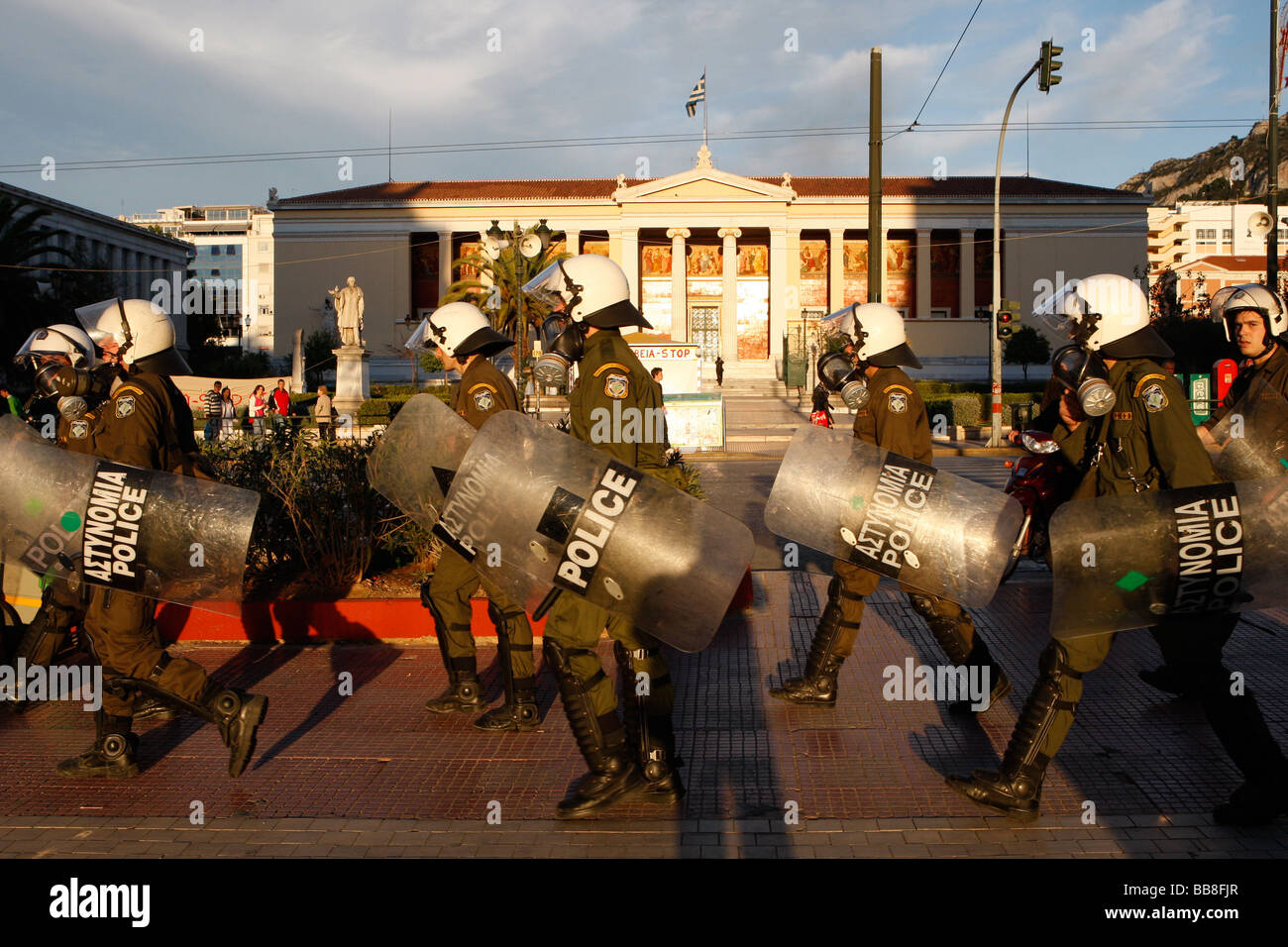 2008 greek riots hi-res stock photography and images - Alamy