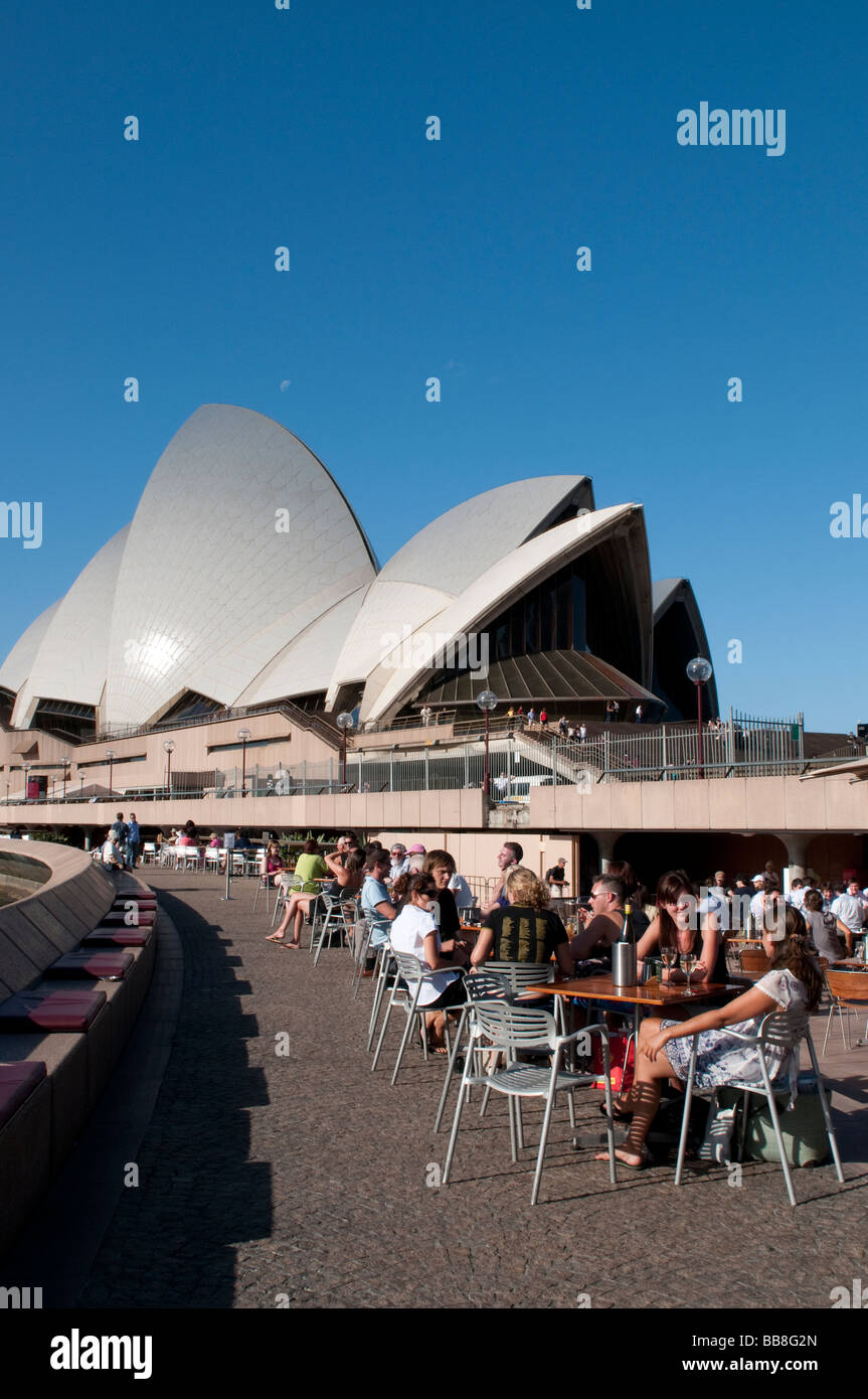The Opera bar and Sydney Opera House NSW Australia Stock Photo - Alamy