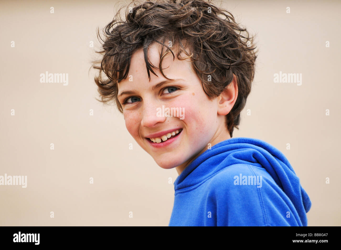 portrait of boy smiling Stock Photo - Alamy