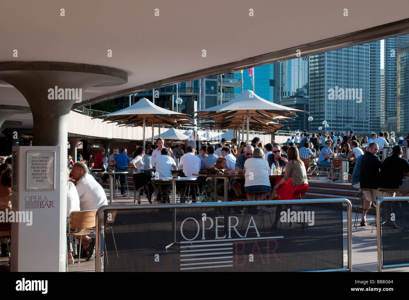 The Opera bar outside Sydney Opera House NSW Australia Stock Photo - Alamy