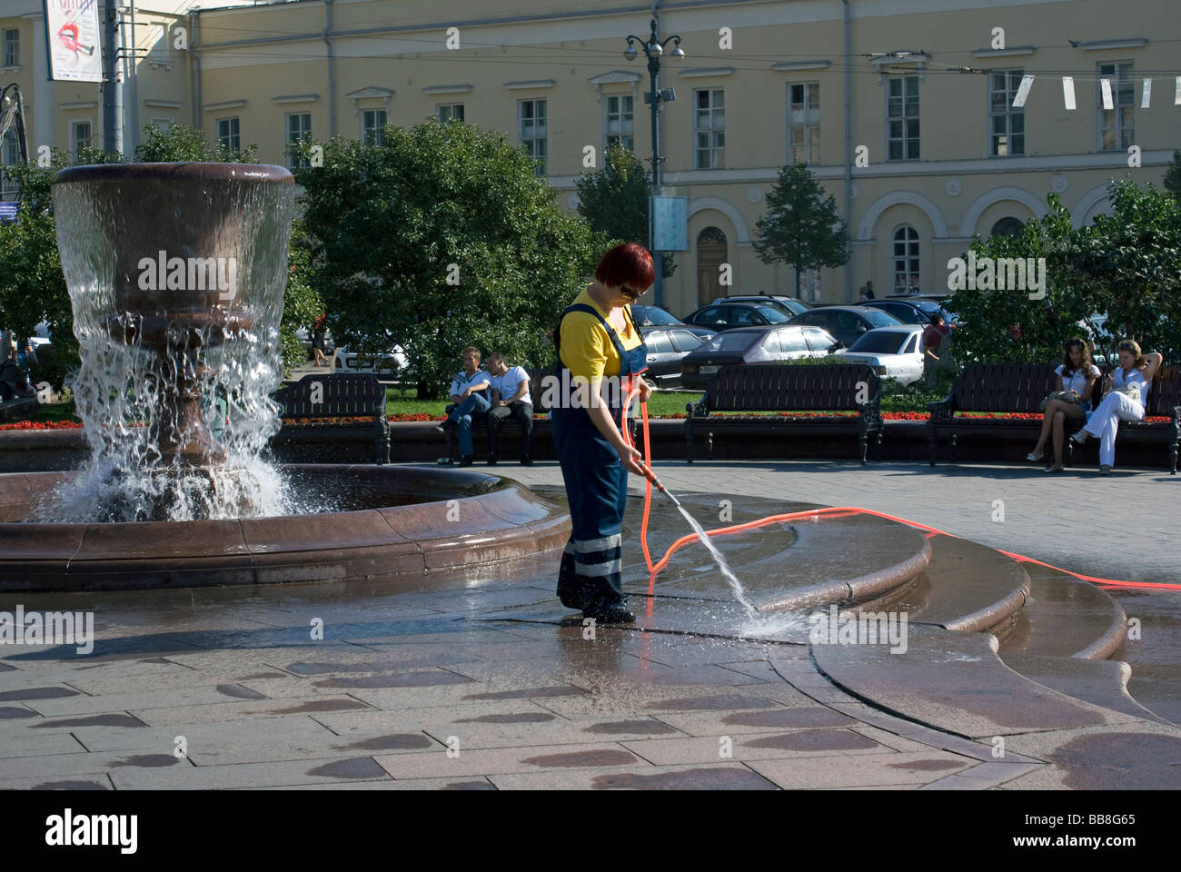 Hosing pavement hi-res stock photography and images - Alamy