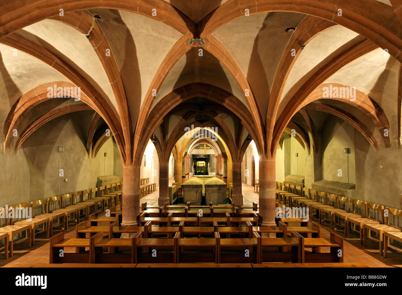 Crypt, St Matthias Basilica, Trier, Rhineland-Palatinate, Germany ...