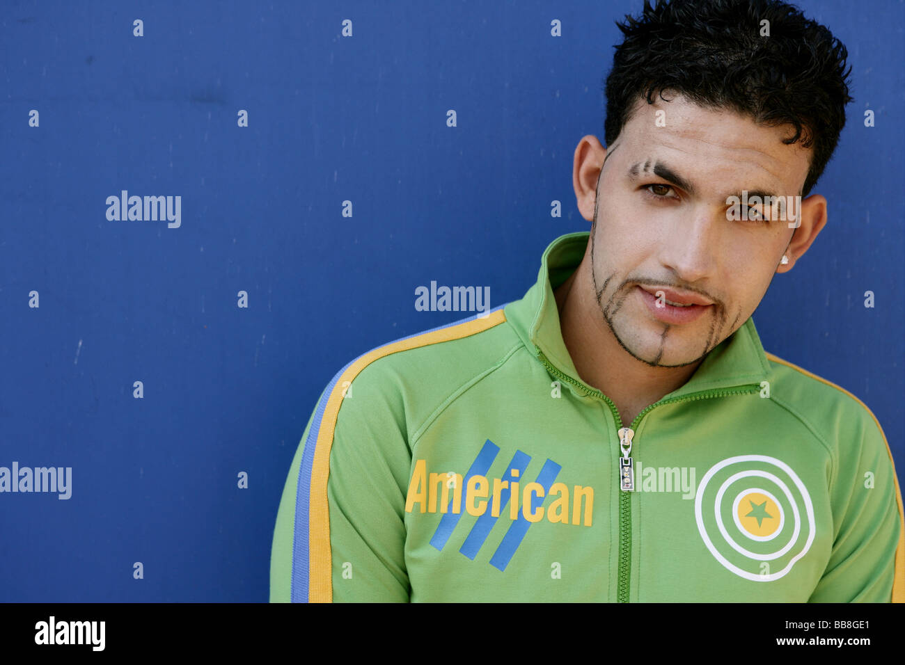 Portrait of a freaky self confident man Stock Photo - Alamy
