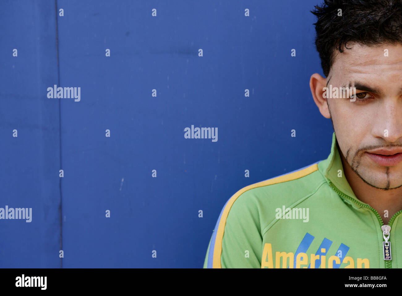 Portrait of a freaky self confident man Stock Photo - Alamy