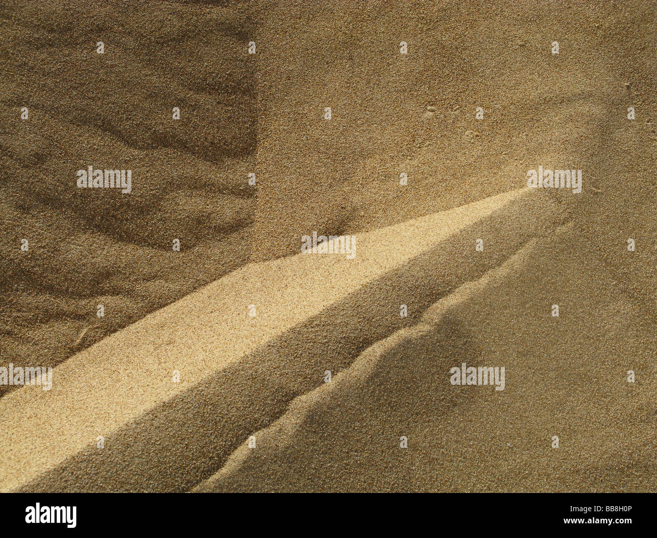 abstract nature shapes in a pile of sand on building site Stock Photo ...