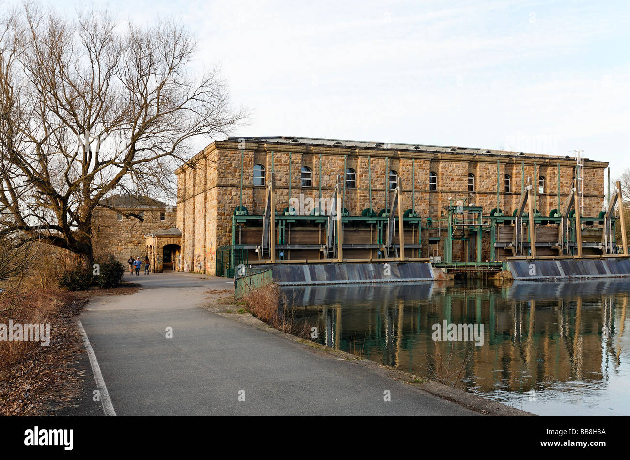 Historic hydropower plant Kahlenberg, pump station for water level ...