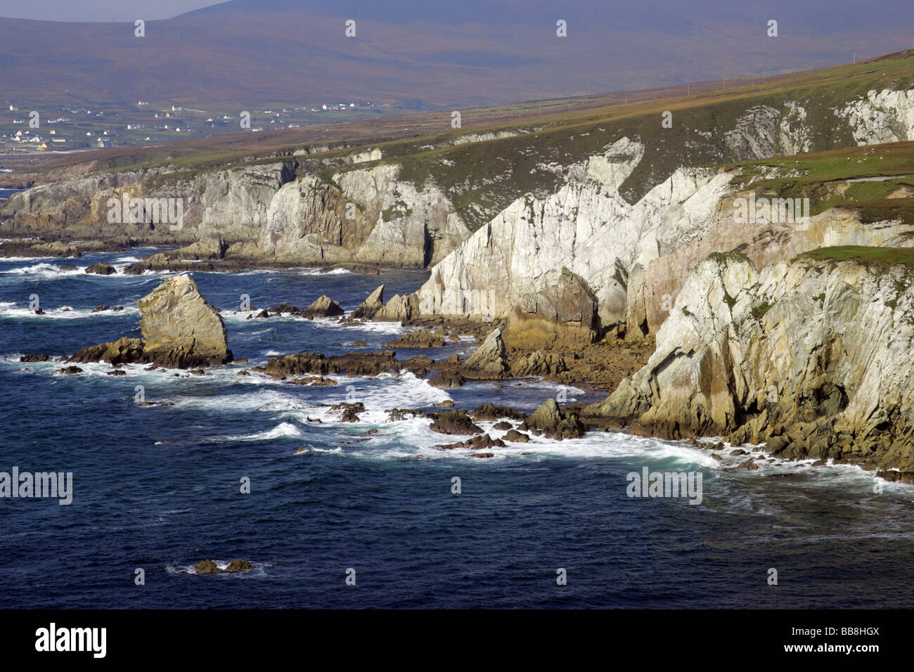 West coast, Irish trail, Achill Island, County Mayo, Ireland Stock ...