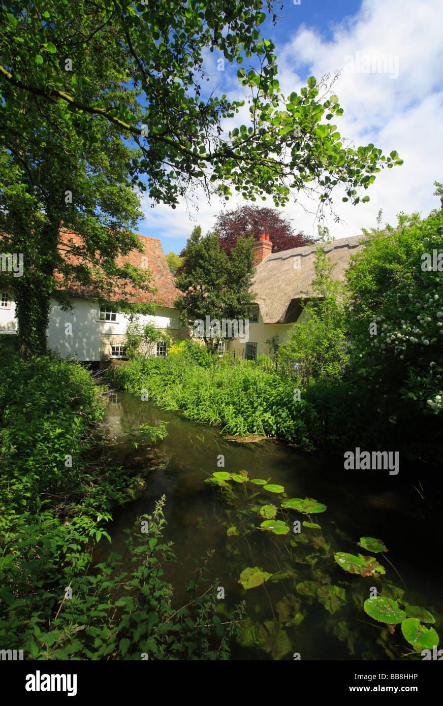 Hinxton watermill on the River Cam in Cambridgeshire Stock Photo - Alamy