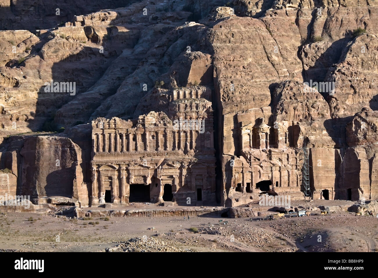Petra Nabataeans capital city Al Khazneh Jordan The Corinthian and Silk ...