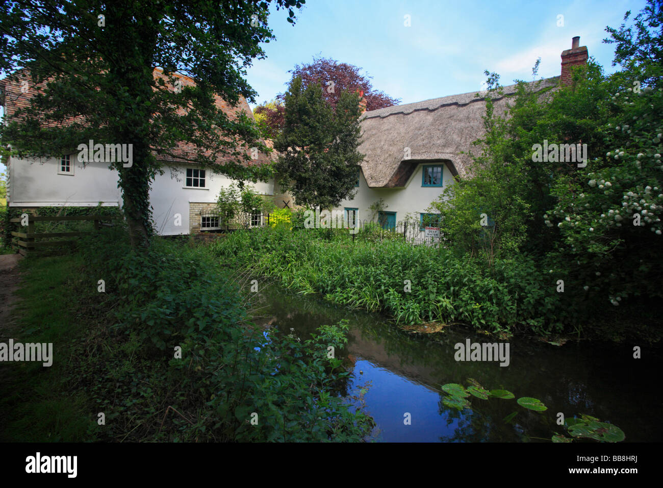 Hinxton watermill on the River Cam in Cambridgeshire Stock Photo - Alamy