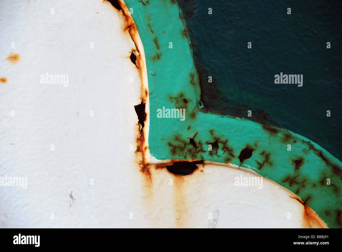 rusty border, green on white Stock Photo - Alamy