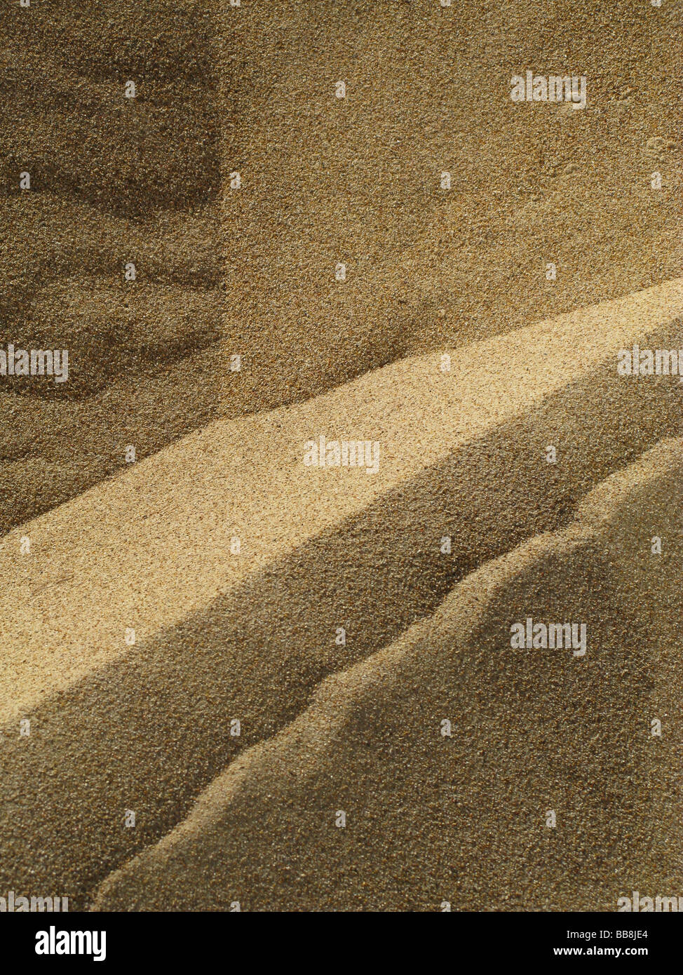 abstract nature shapes in a pile of sand on building site Stock Photo ...
