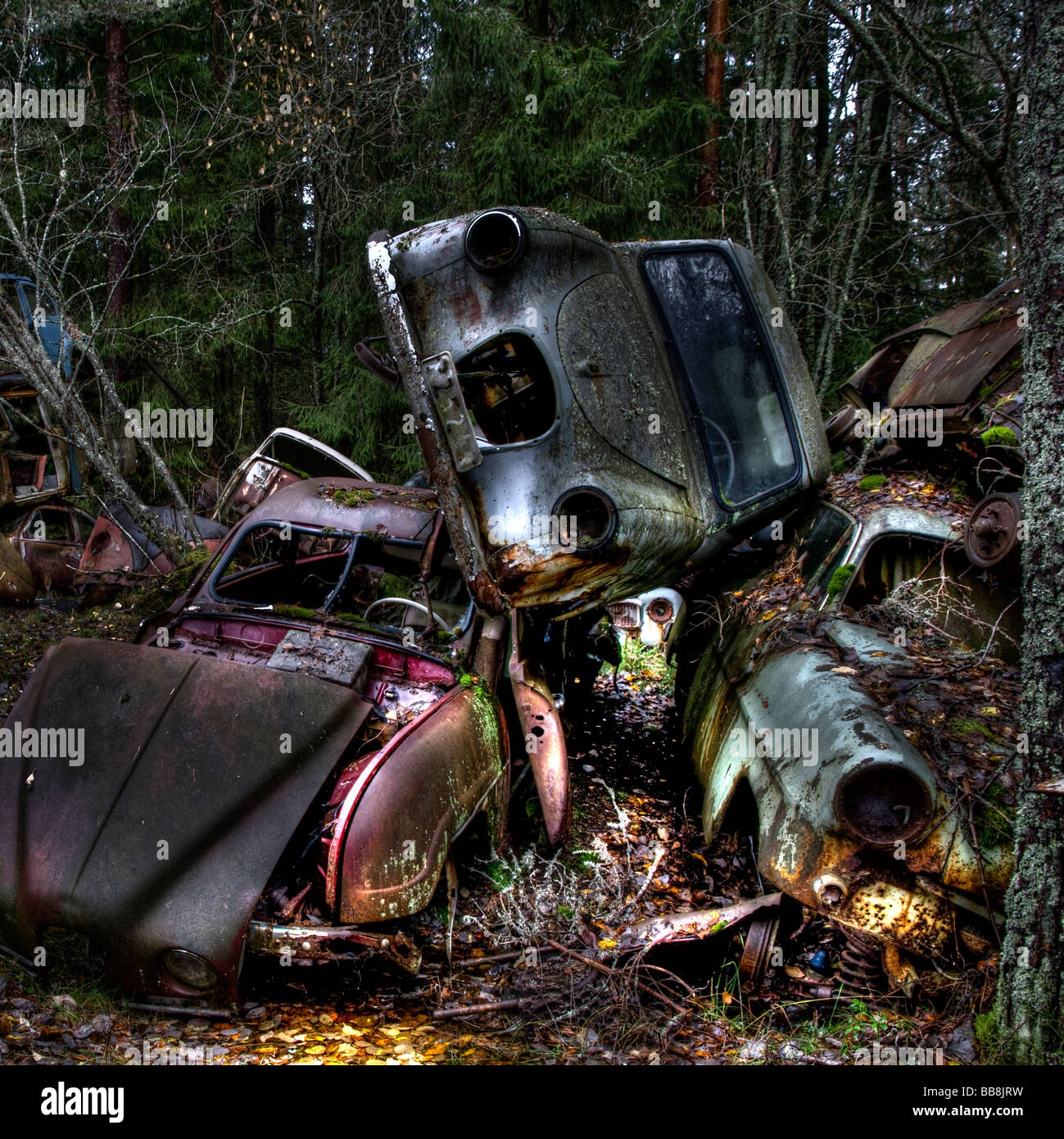 Car Old Overgrown High Resolution Stock Photography and Images - Alamy