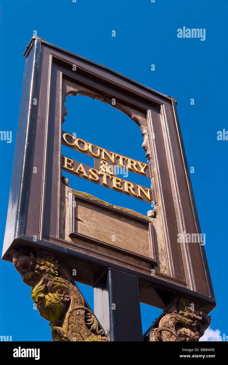 A country & eastern sign Stock Photo - Alamy