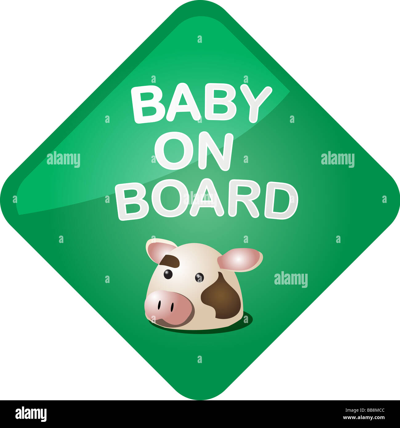 Cow Sign For Baby It's A Boy Blue Highland Cow Calf Baby Shower