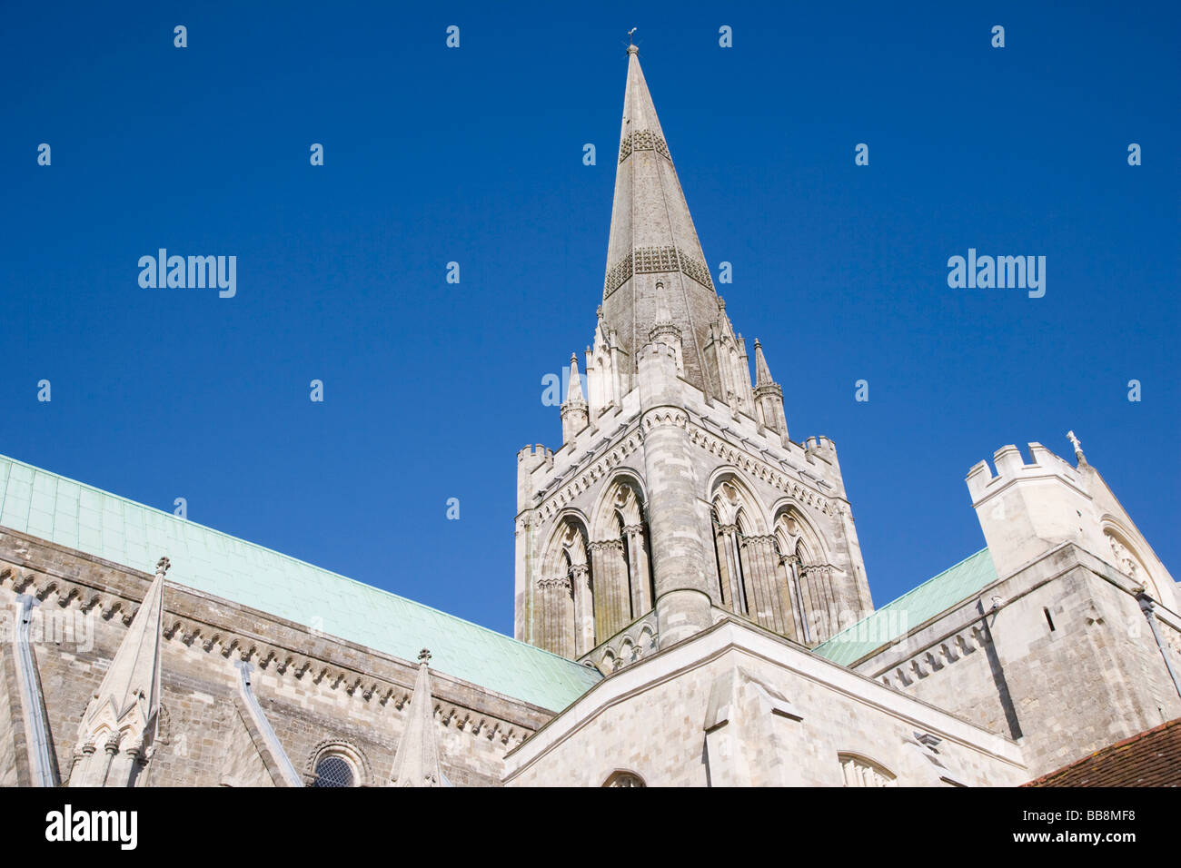 Chichester Cathedral, Chichester, Sussex, England, United Kingdom Stock ...