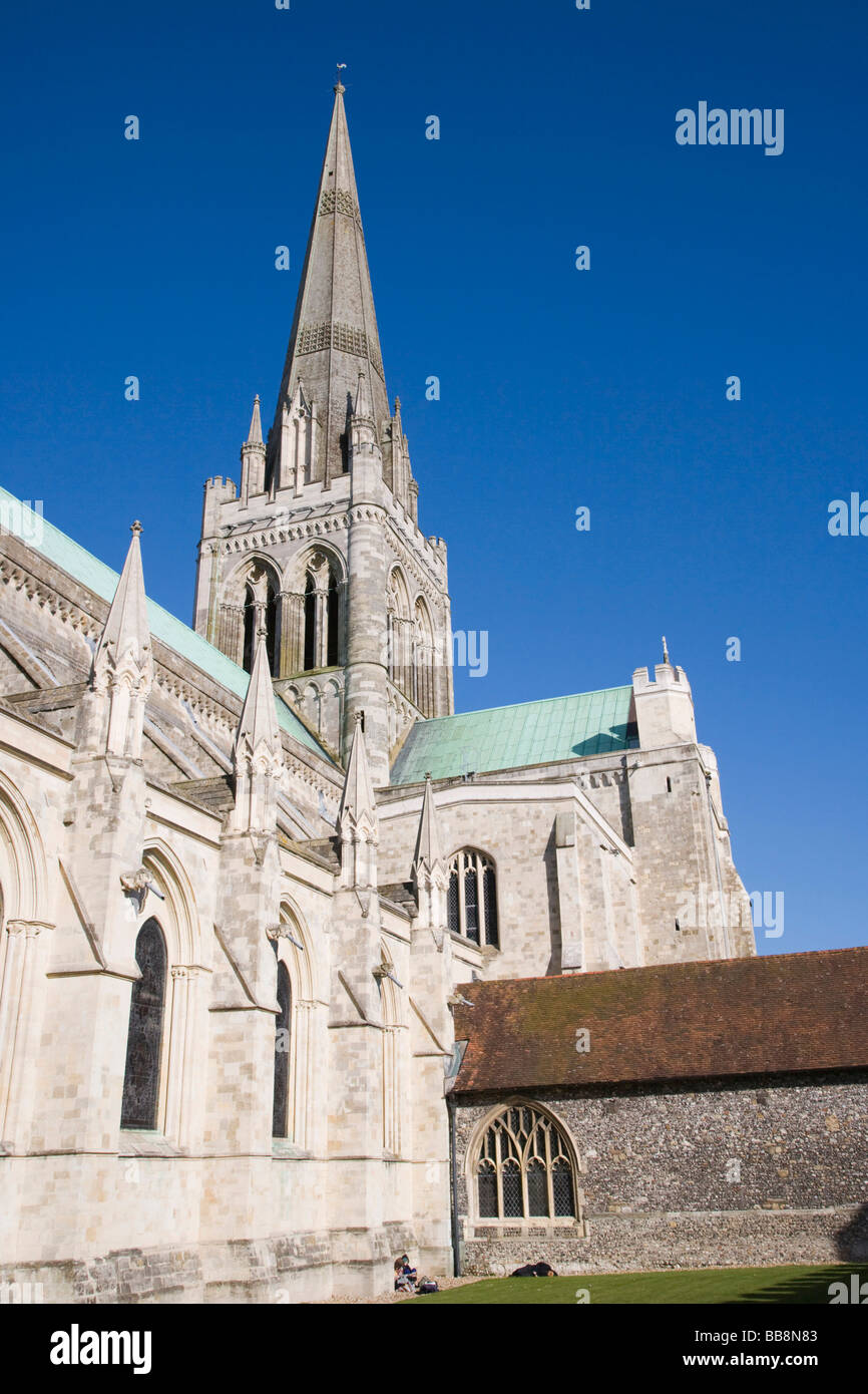 Chichester Cathedral Sussex Uk Stock Photos & Chichester Cathedral ...