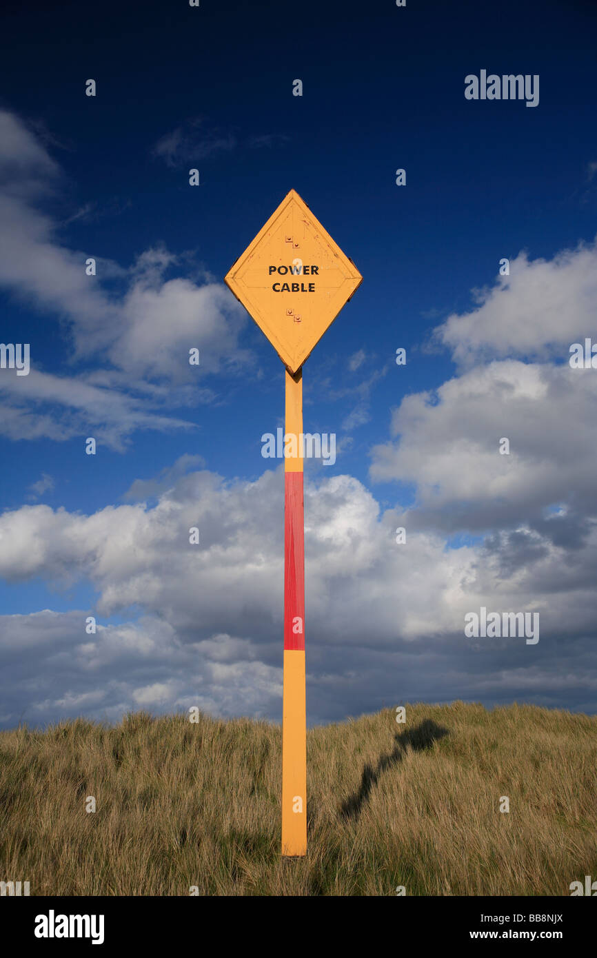 Power cable sign hi-res stock photography and images - Alamy
