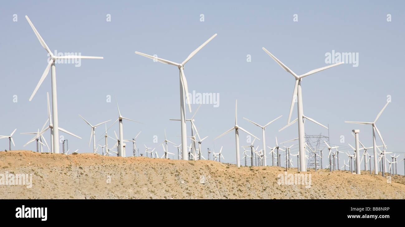 Wind turbines electricity electrical energy hi-res stock photography ...
