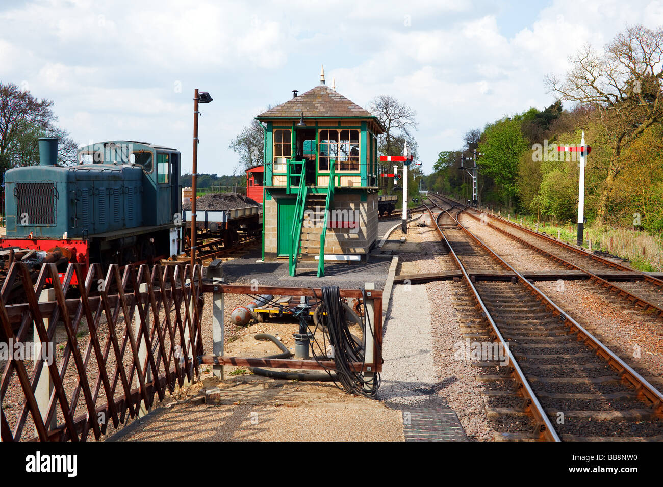 Holt Station on the "North Norfolks" "Poppy Line" railway, Norfolk ...