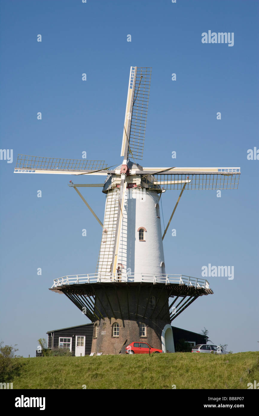 Mollen De Koe, The Cow flour mill, Veere, Zeeland, Netherlands Stock ...