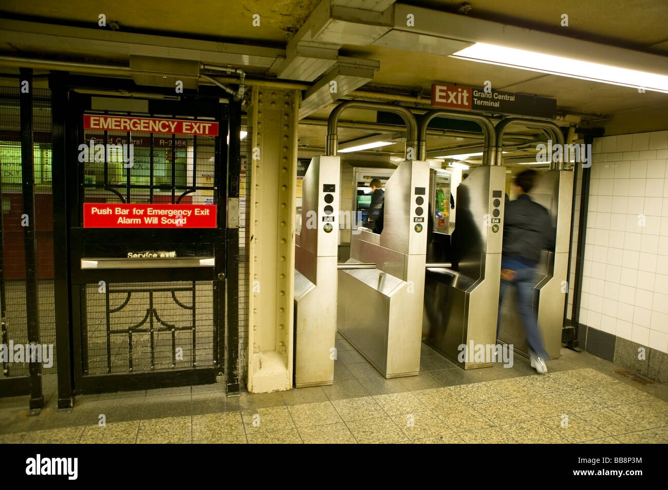 Grand Central Terminal Subway exit; New York City, USA Stock Photo - Alamy