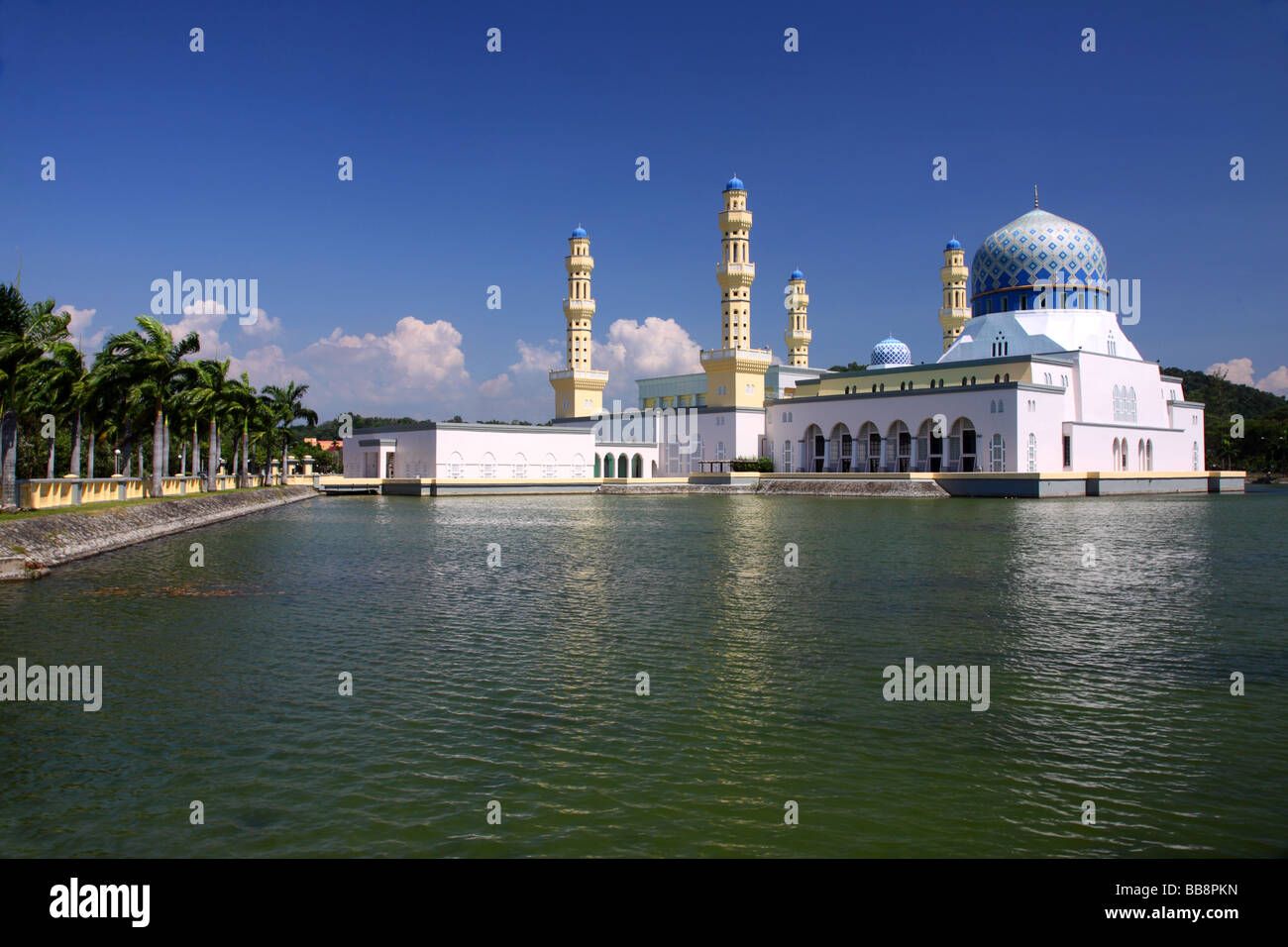 Likas Floating Mosque Kota Kinabalu High Resolution Stock Photography ...