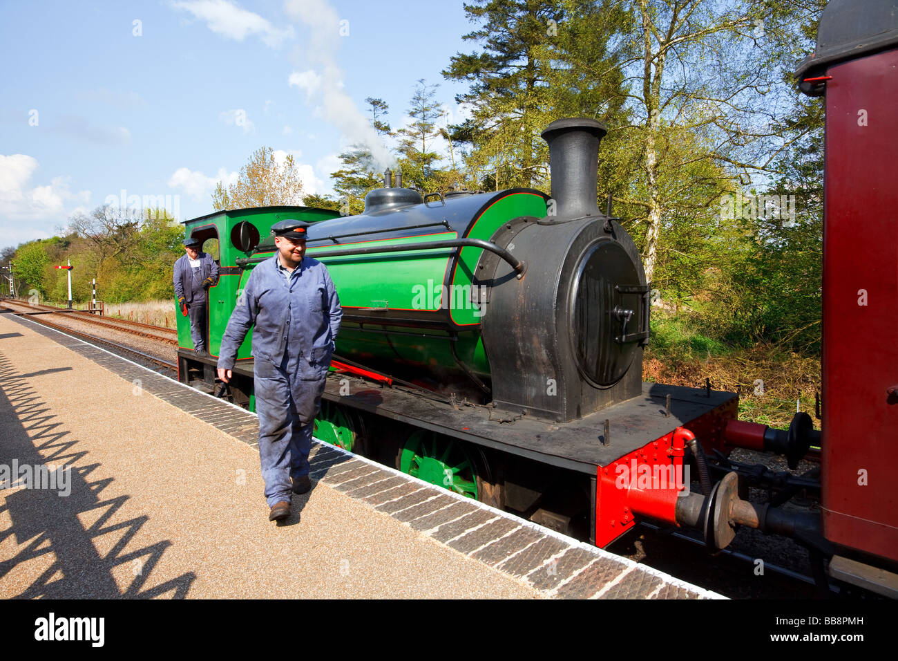 Holt Station on the "North Norfolks" "Poppy Line" railway, Norfolk ...