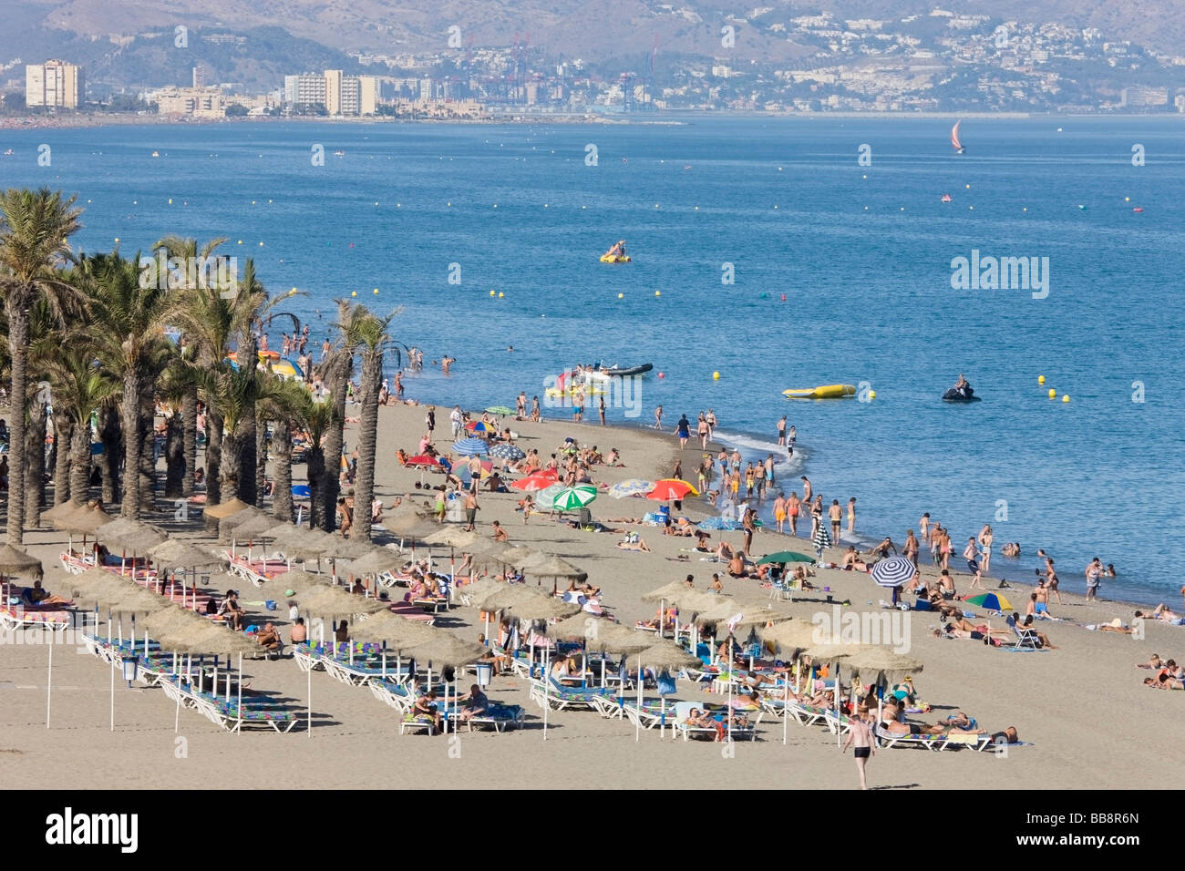 Bajondillo beach torremolinos malaga costa hi-res stock photography and ...