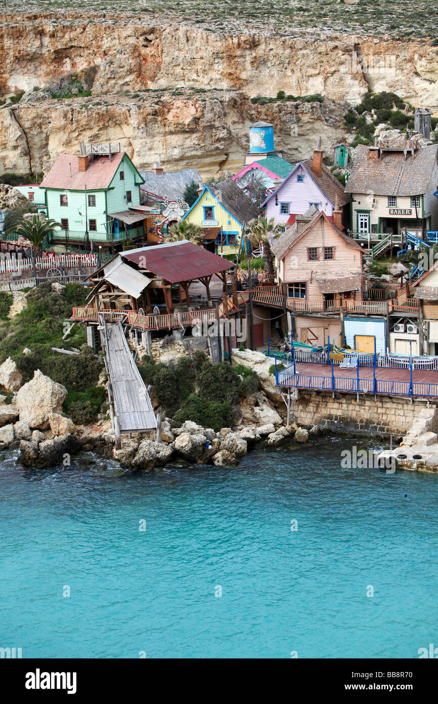 Popeye Village in Anchor Bay, film scenery for the Popeye film by ...