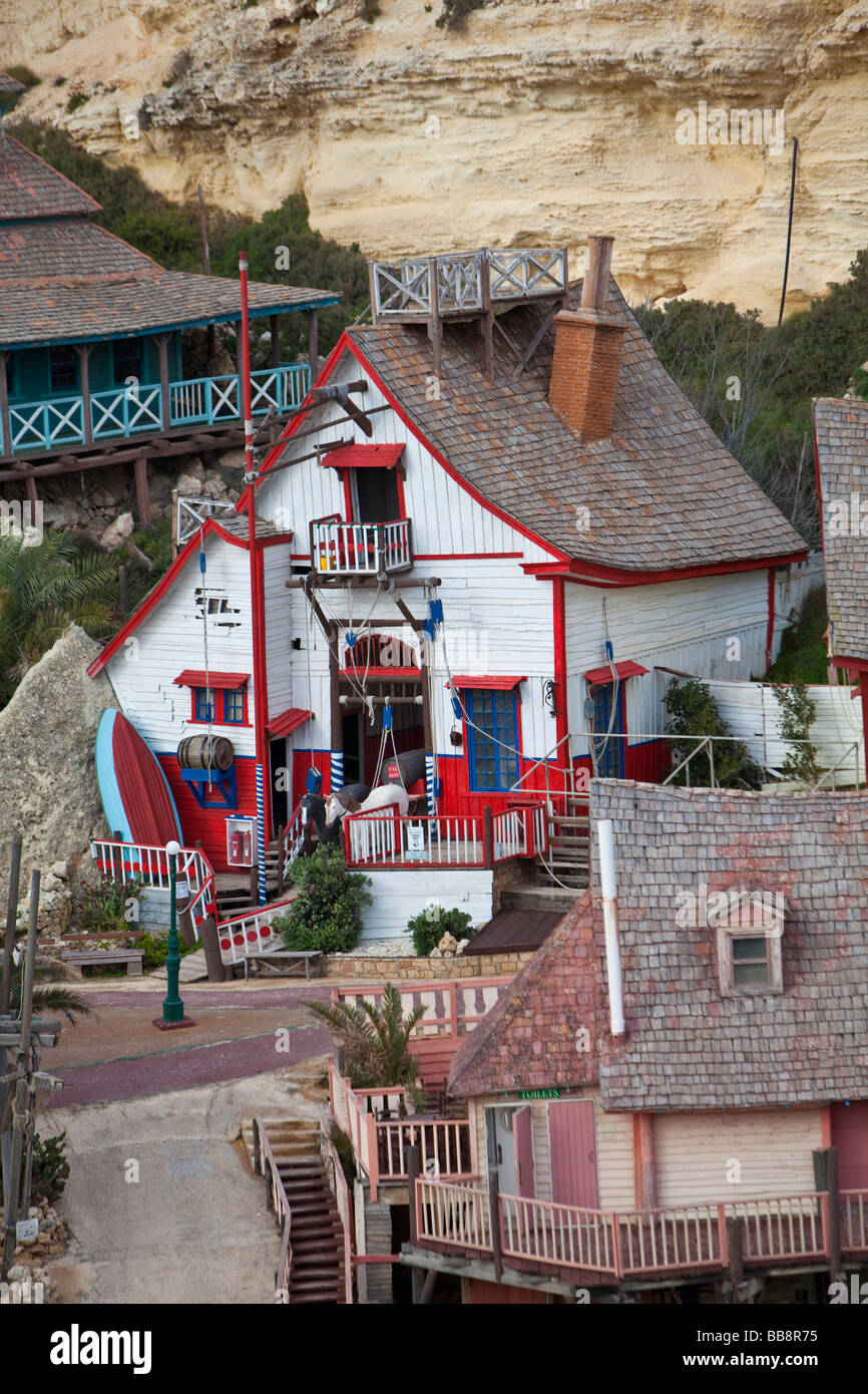 Popeye Village in Anchor Bay, film scenery for the Popeye film by ...
