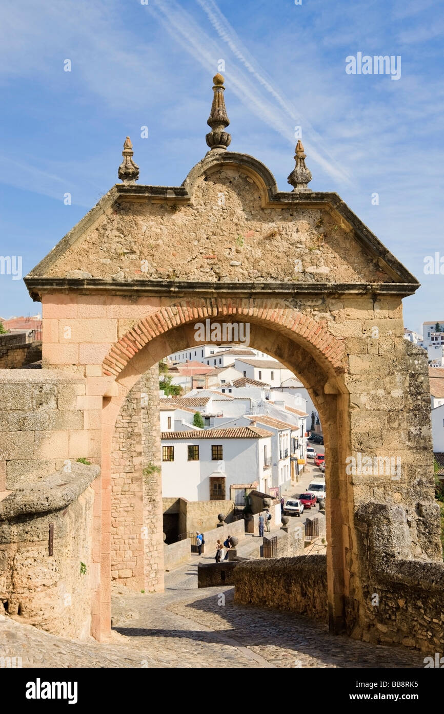 Arch of Philip V; Ronda, Malaga Province, Spain Stock Photo - Alamy