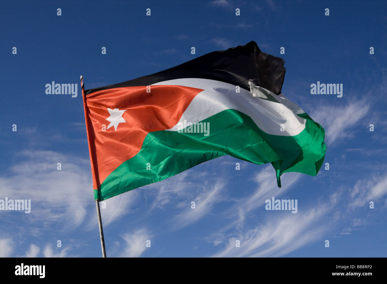 Jordan waving flag hi-res stock photography and images - Alamy