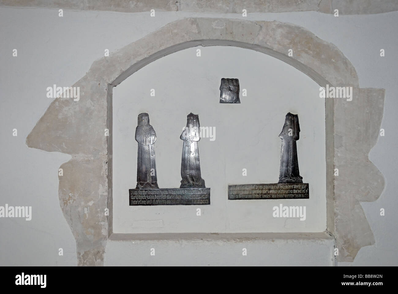 The Purdan and Shadhet brasses to John Shadhet died 1527 Isabelle and ...