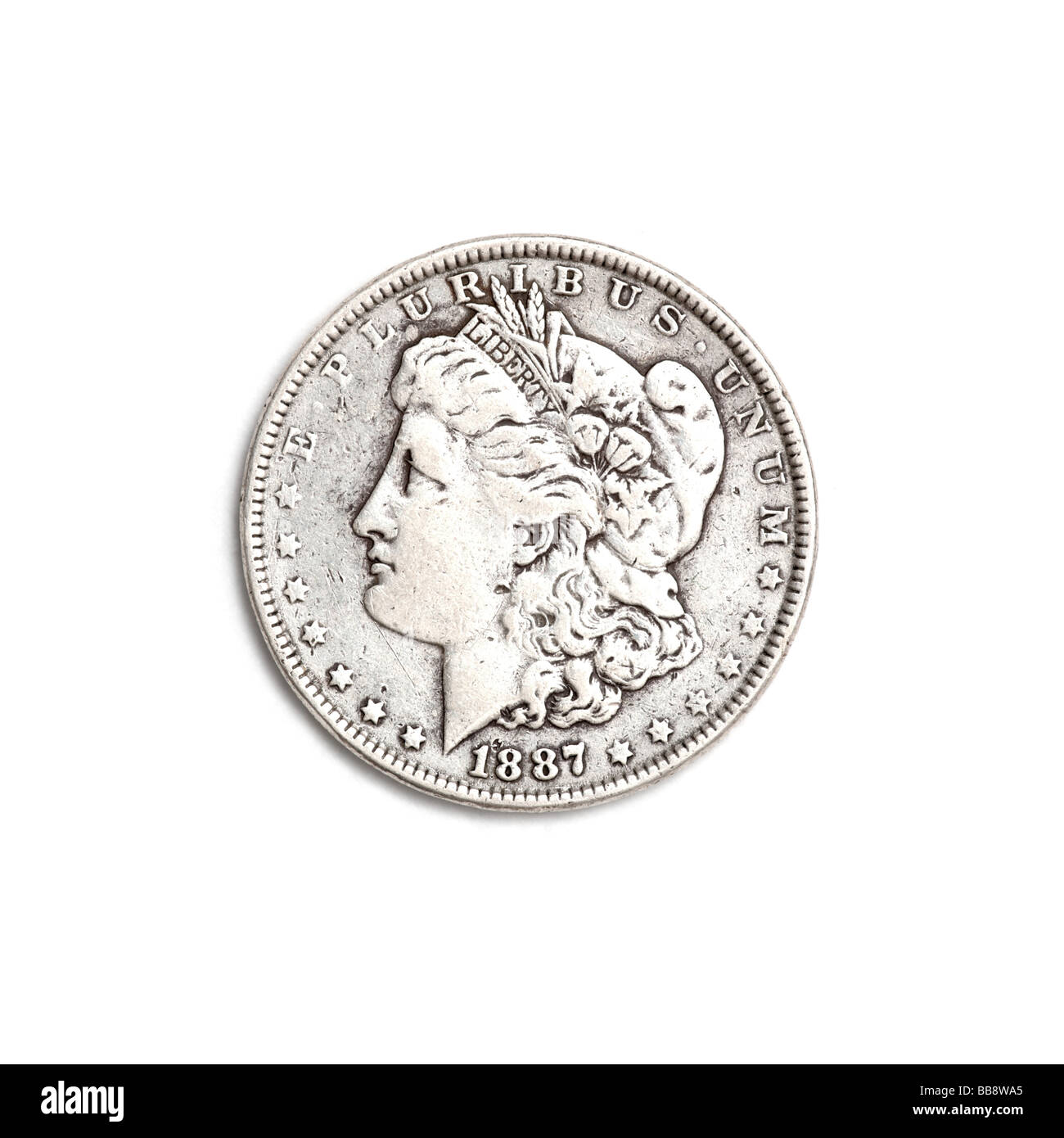 Morgan silver dollar hi-res stock photography and images - Alamy