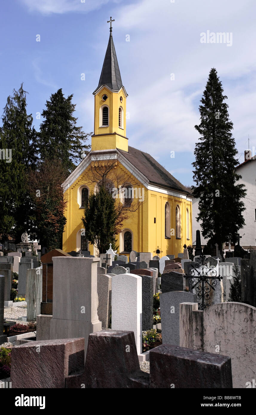 Cemetry Chapel Wasserburg Germany Stock Photo - Alamy
