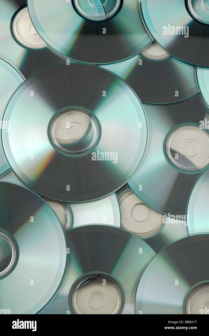 collection of cd's Stock Photo - Alamy