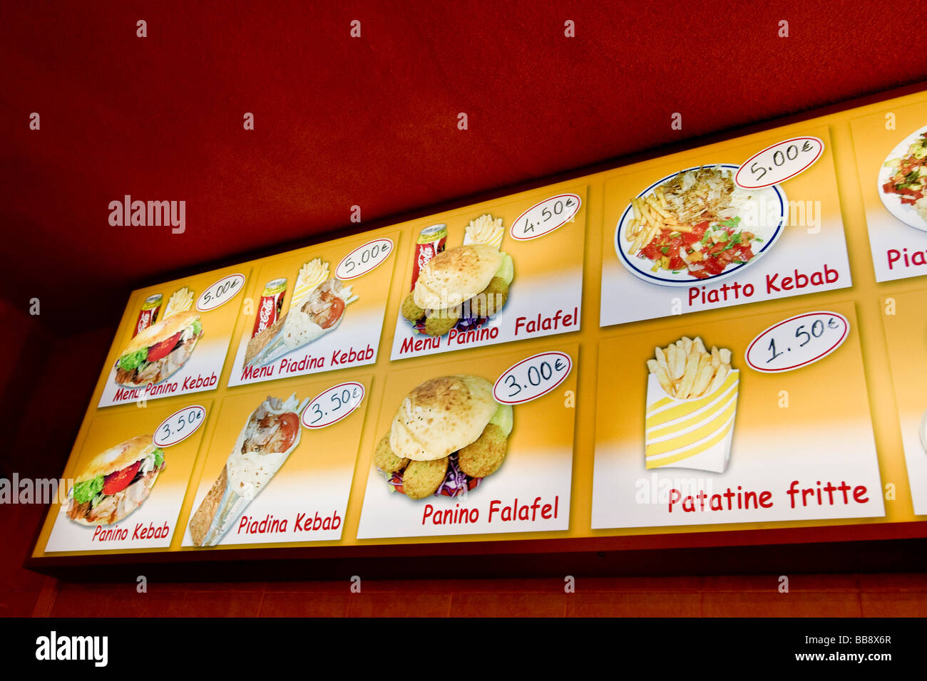 turkish kebab shop Stock Photo - Alamy