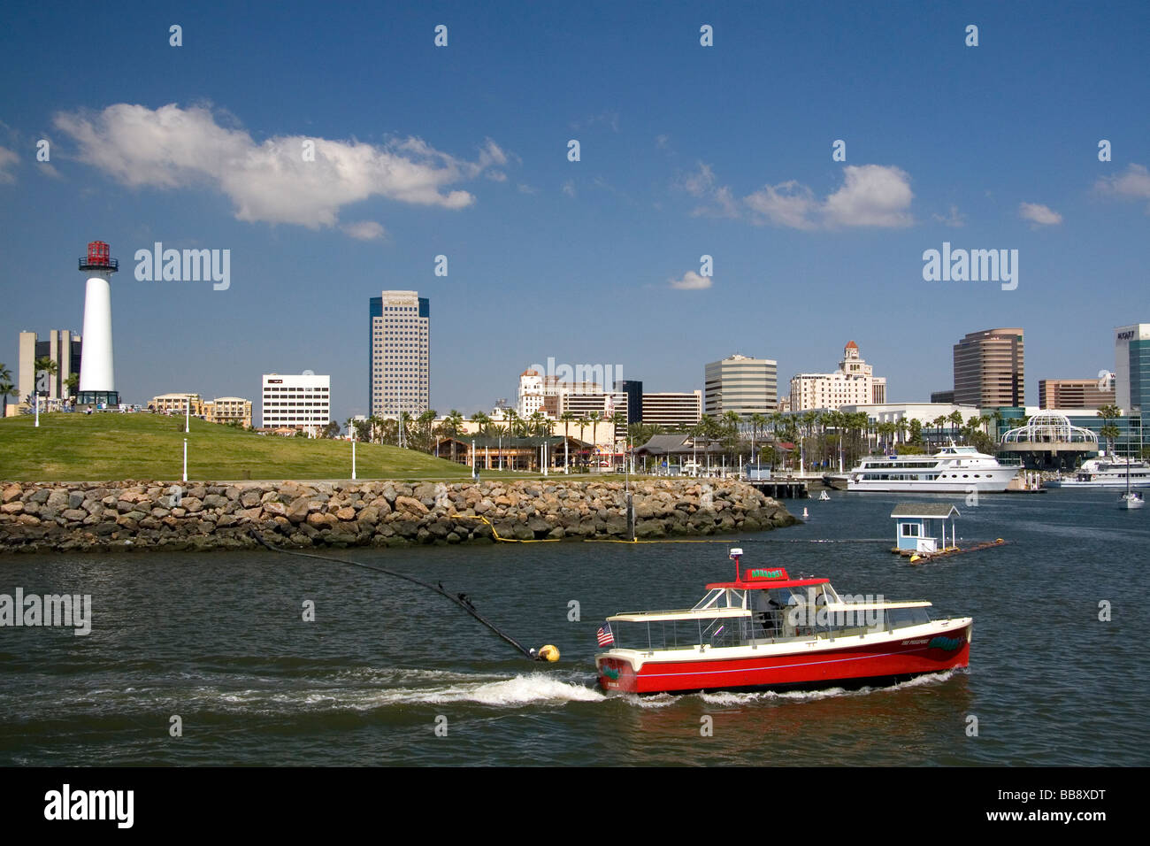 Rainbow harbor lighthouse hi-res stock photography and images - Alamy