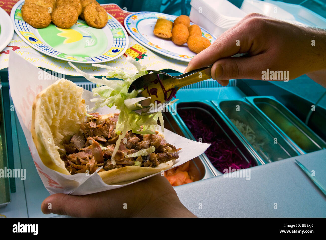 Kebab shop hi-res stock photography and images - Alamy