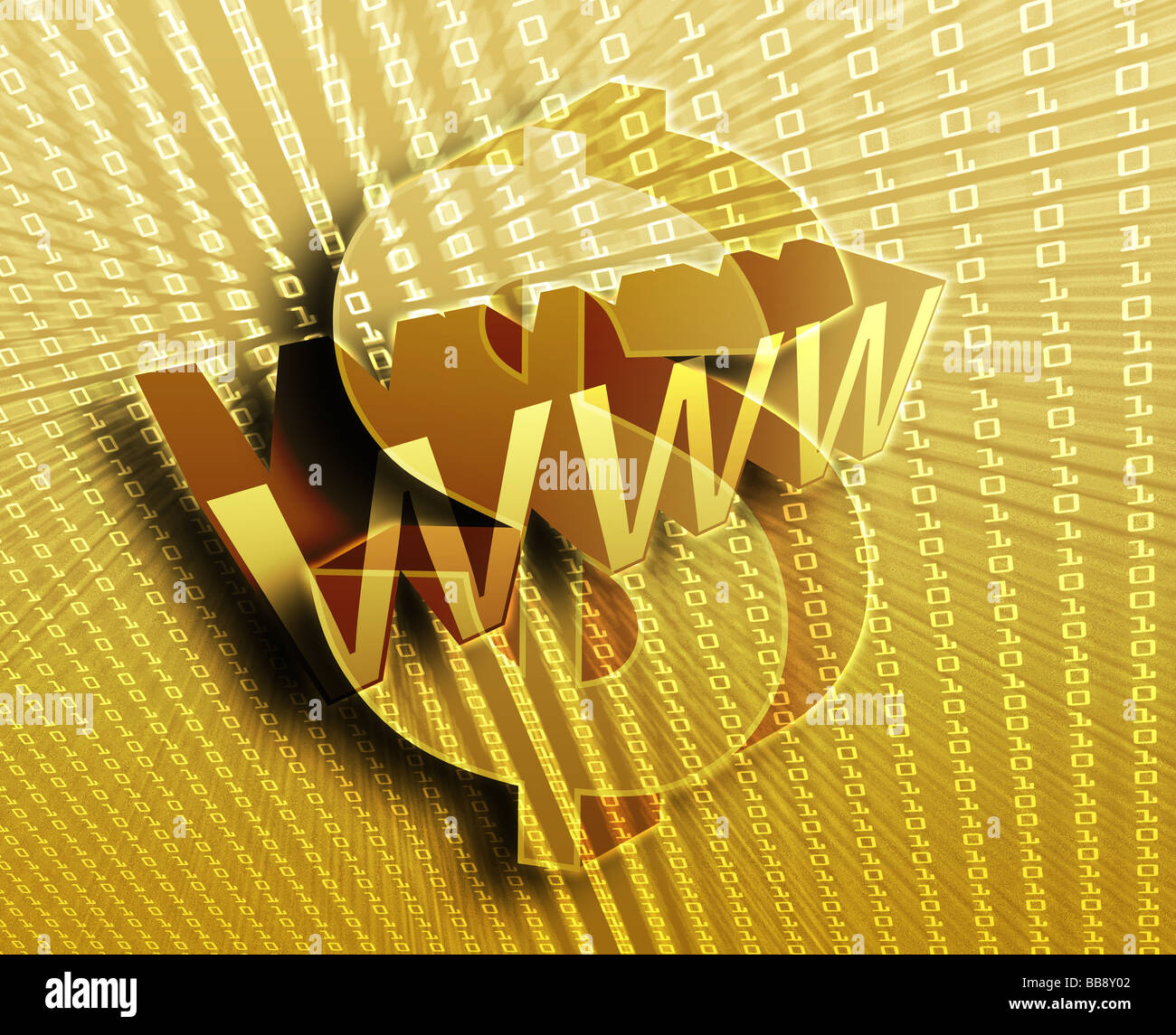 WWW Internet online digital abstract wallpaper illustration Stock Photo ...