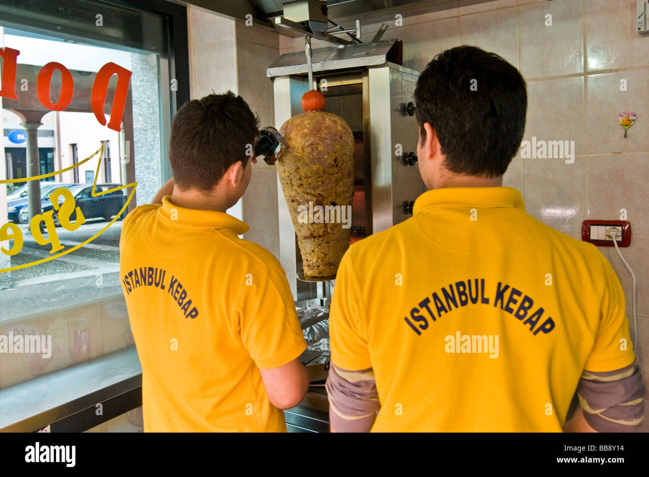 Turkish restaurant young cook hi-res stock photography and images - Alamy