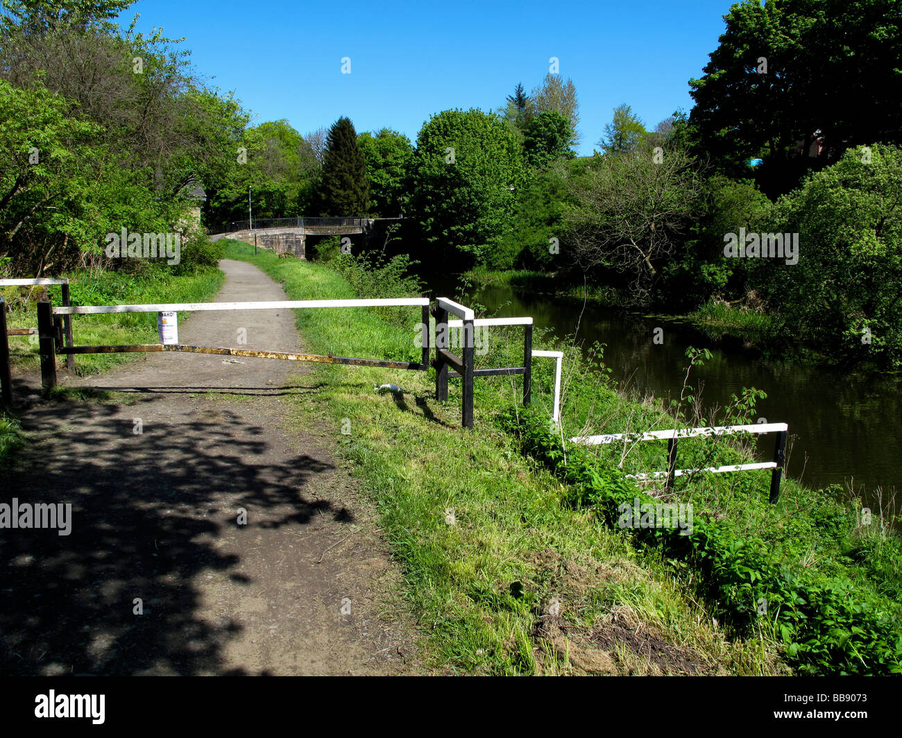 Cadder bridge Forth and Clyde canal Stock Photo - Alamy