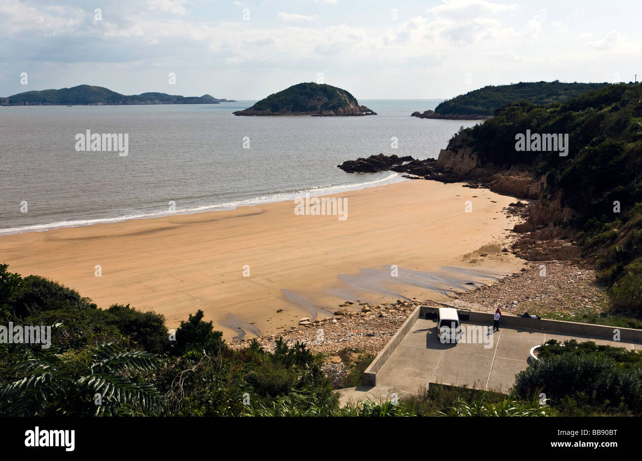 China Zhejiang Prefecture, Zhoushan Island. Beach, islands Stock Photo ...