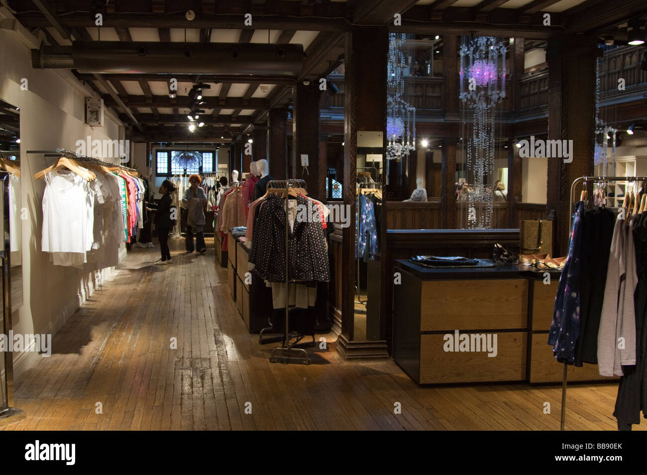 Liberty london shop interior hi-res stock photography and images - Alamy