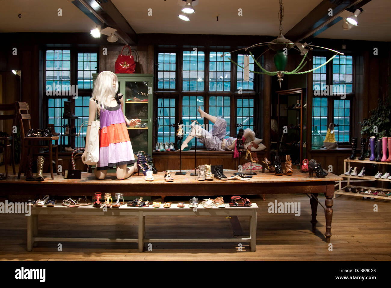 Liberty london shop interior hi-res stock photography and images - Alamy
