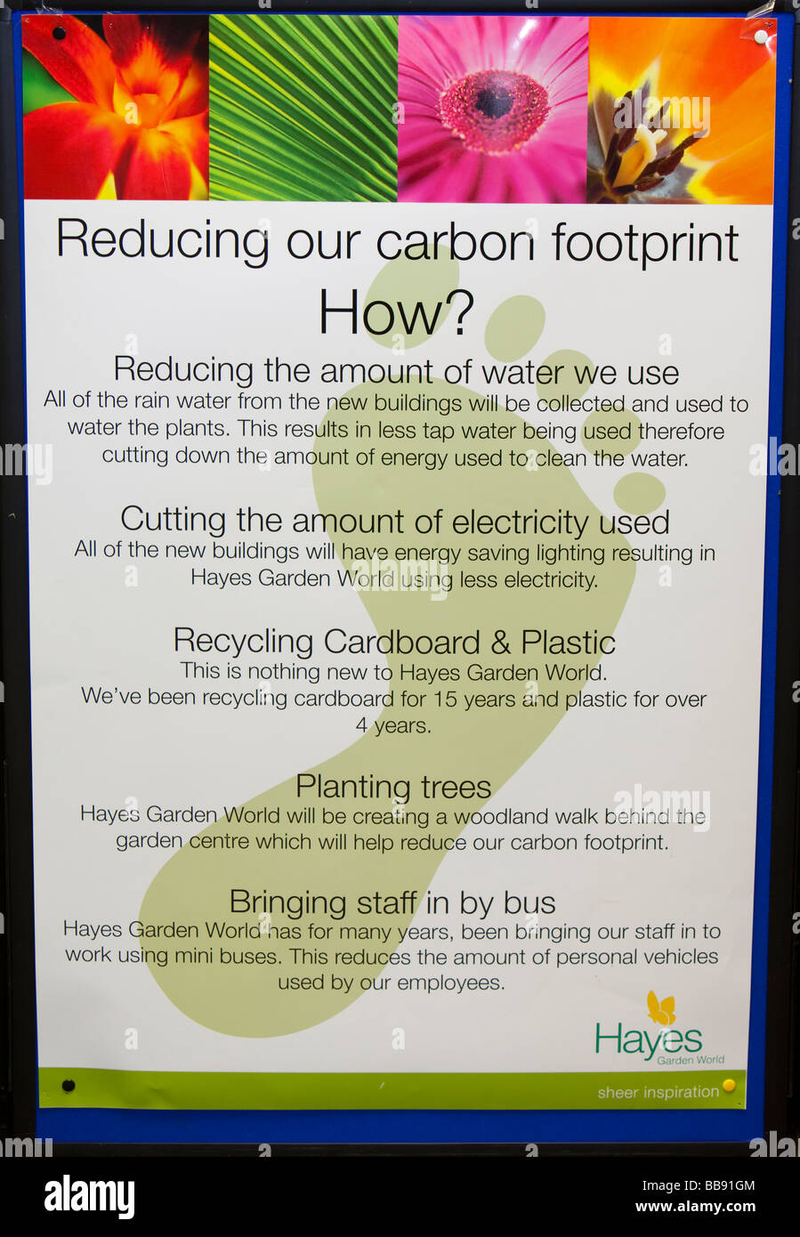 Carbon footprint poster hi-res stock photography and images - Alamy