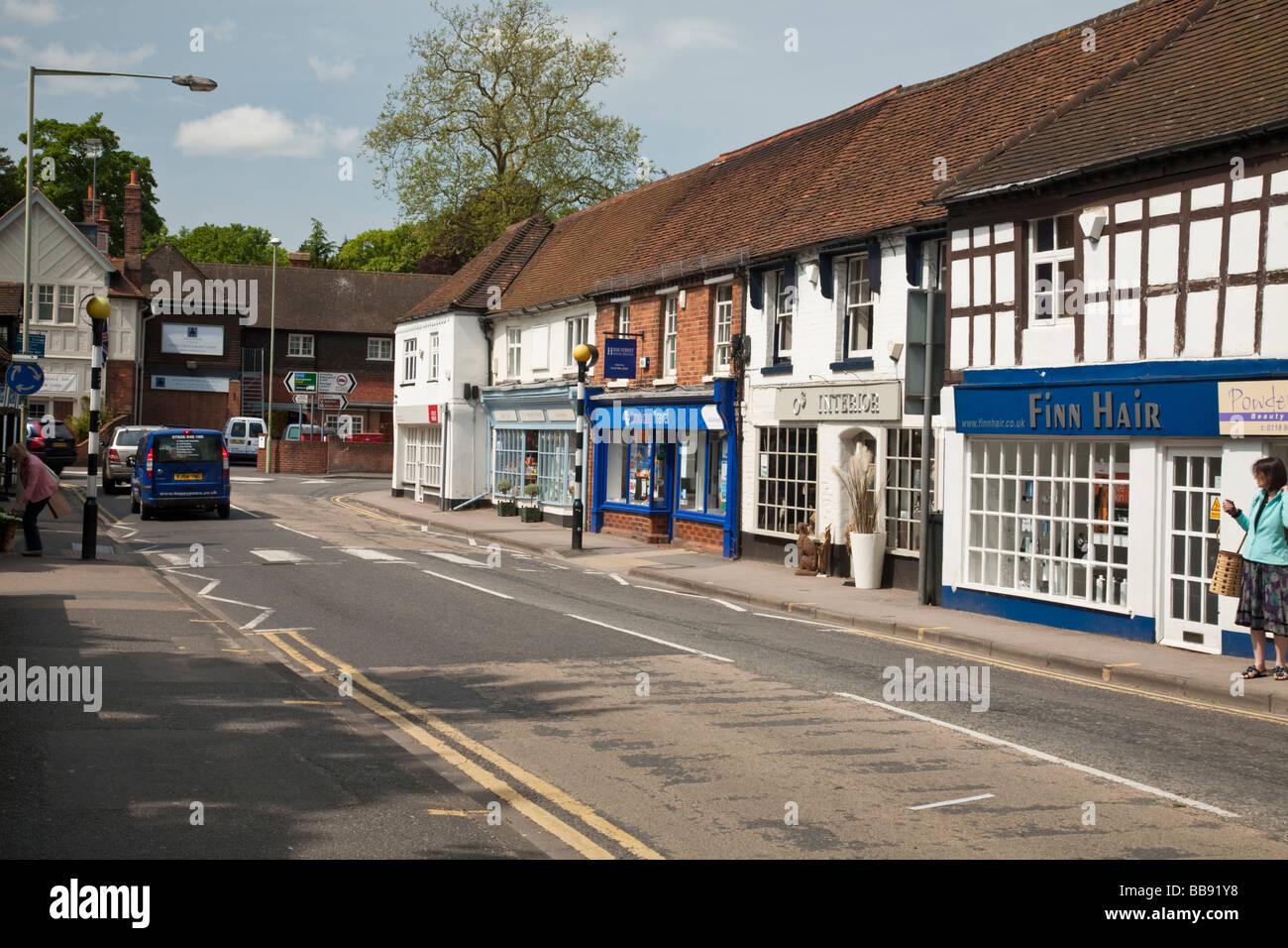 High Street in Pangbourne Berkshire Uk Stock Photo - Alamy