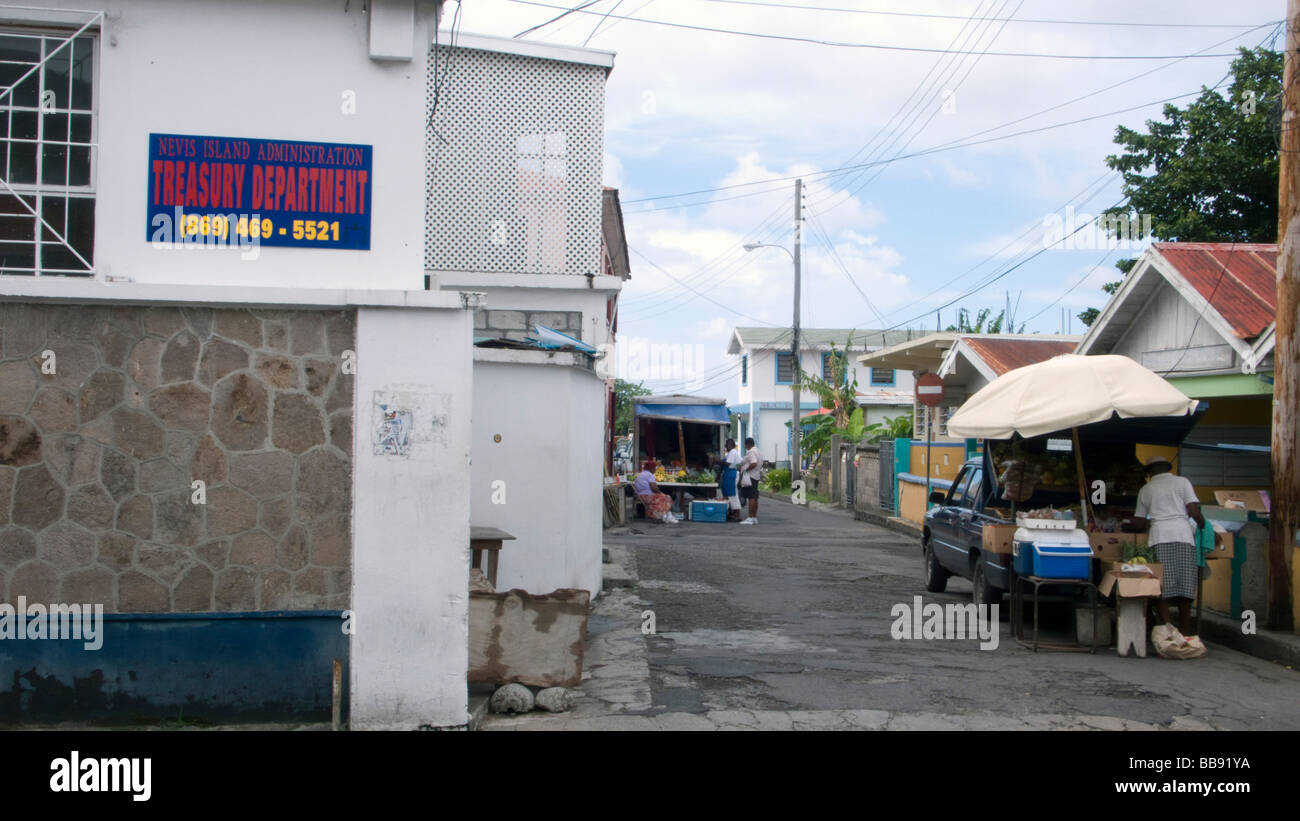 Charlestown nevis market hi-res stock photography and images - Alamy