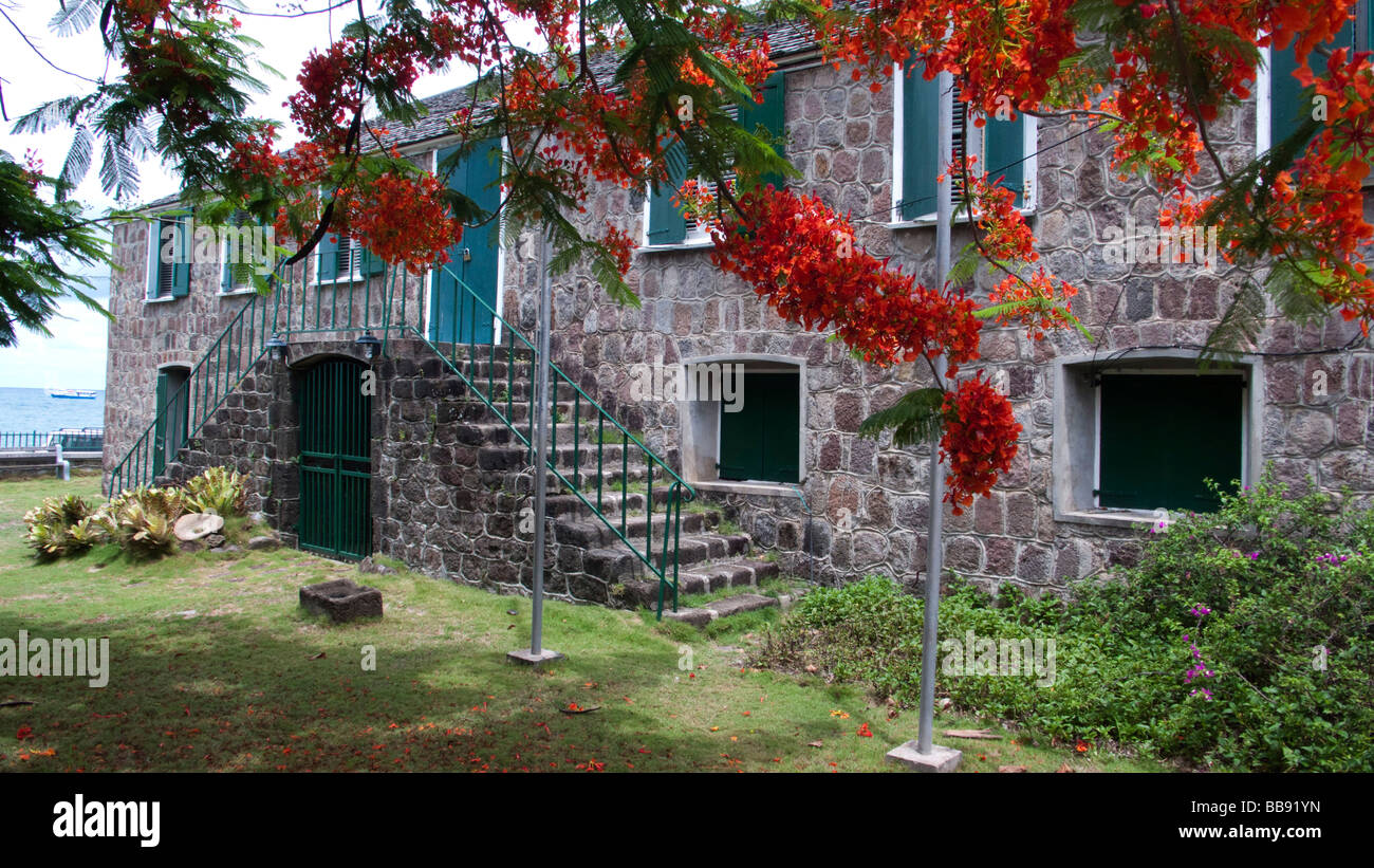 Nevis alexander hamilton house hi-res stock photography and images - Alamy